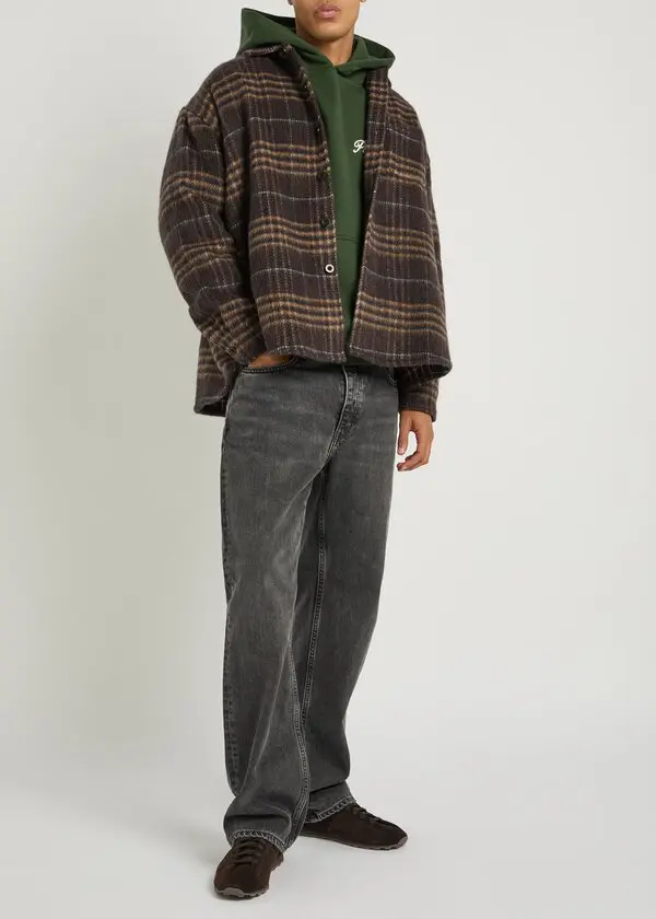 PICANTE Rocco Plaid Wool-blend Overshirt