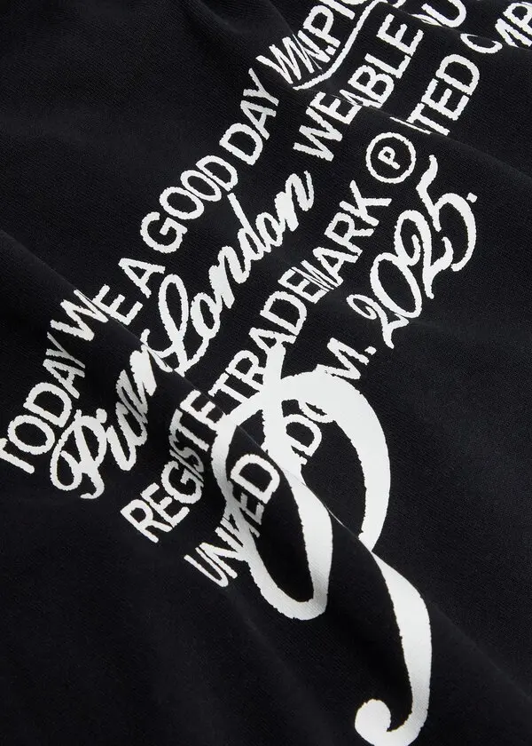 PICANTE Gallery Logo Cotton T-shirt - Black
