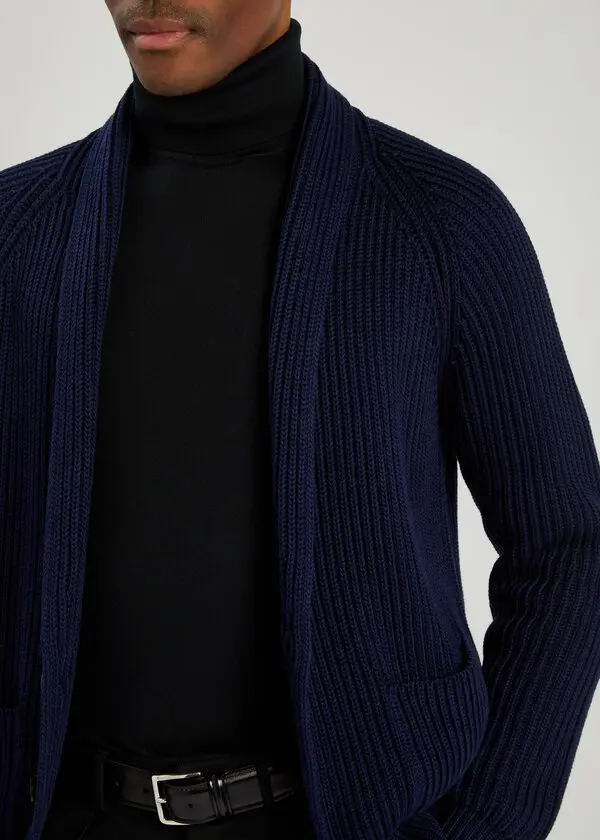 TOM FORD Roll-neck Wool Jumper - Black