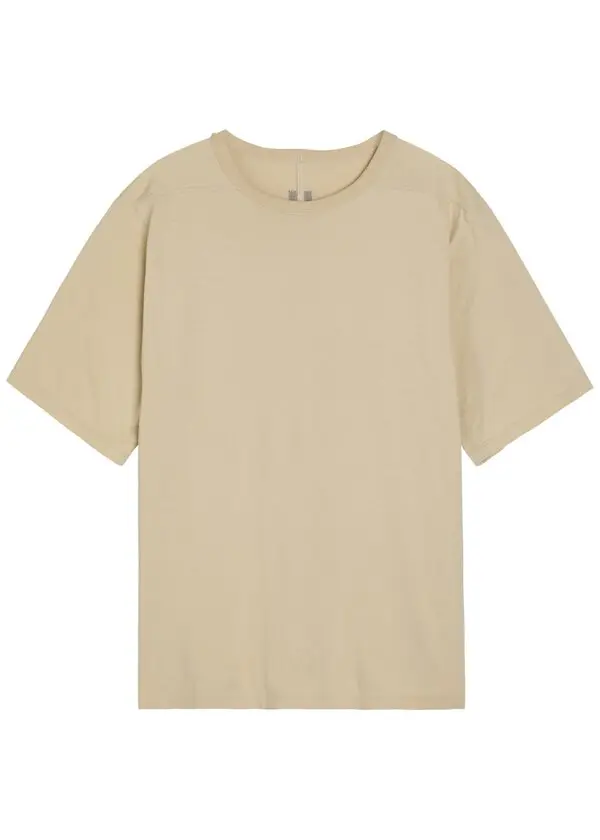 Rick Owens Brad Cotton T-shirt - Sand