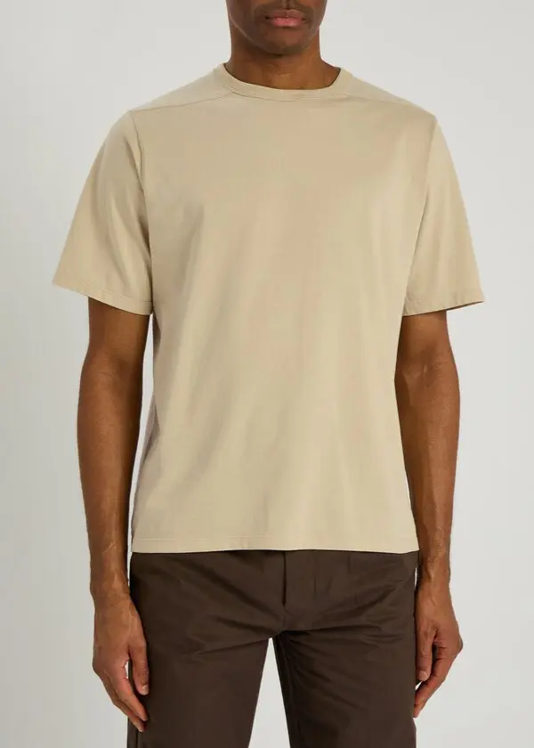Rick Owens Brad Cotton T-shirt - Sand
