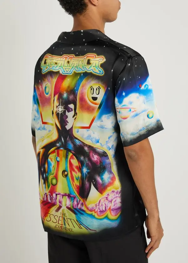 Casablanca The Essential Experience Printed Silk Shirt - Multicoloured 1