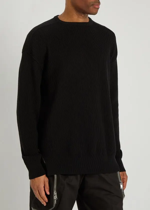 Rick Owens Jumbo Ribbed Wool Jumper