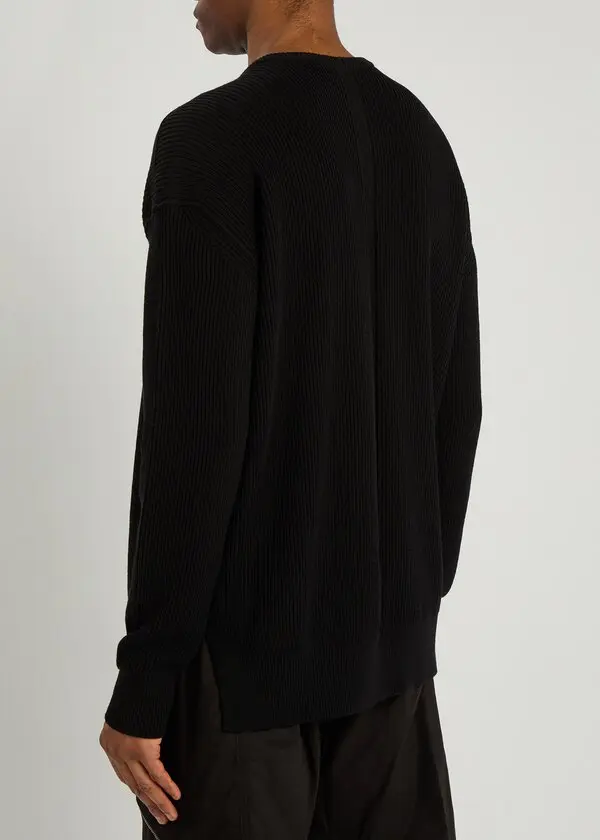 Rick Owens Jumbo Ribbed Wool Jumper