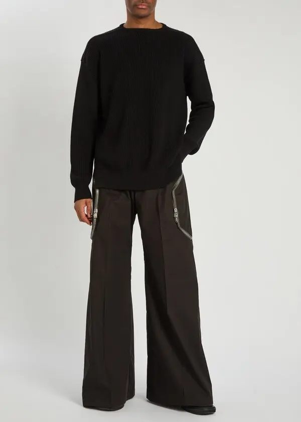 Rick Owens Jumbo Ribbed Wool Jumper
