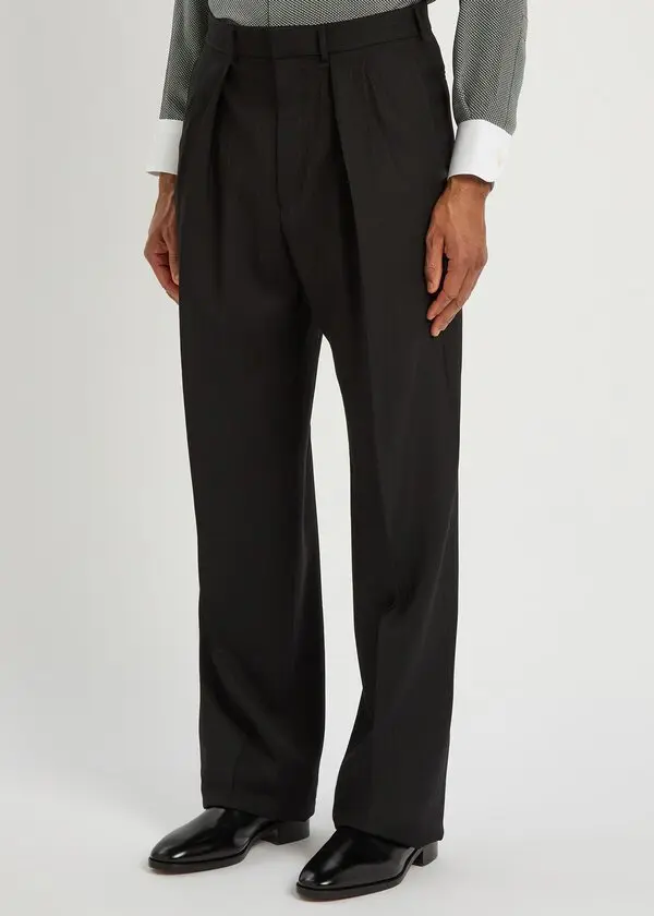 TOM FORD Striped Wool Trousers