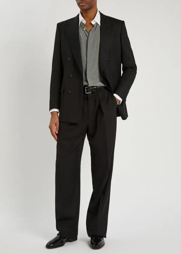 TOM FORD Striped Wool Trousers