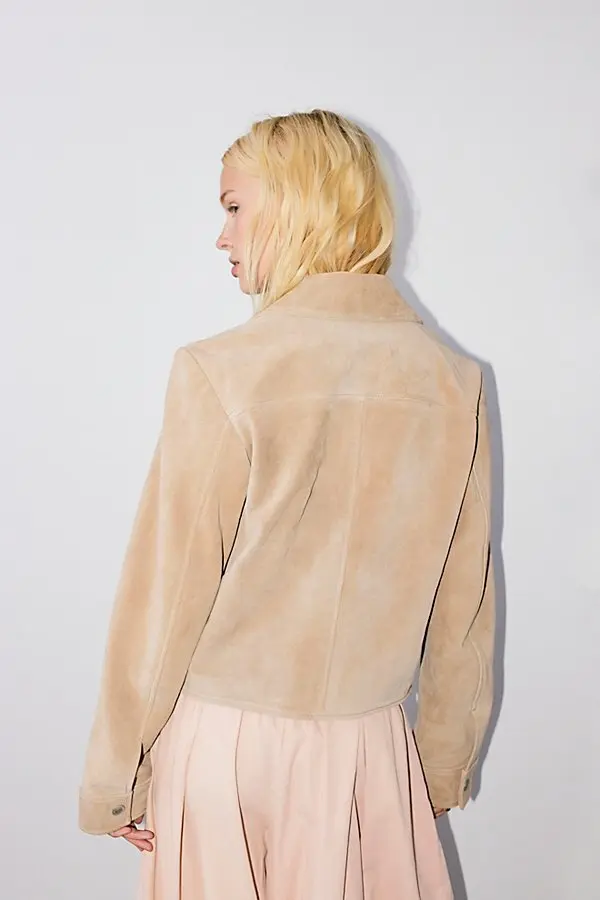 Free People Olivia Suede Jacket