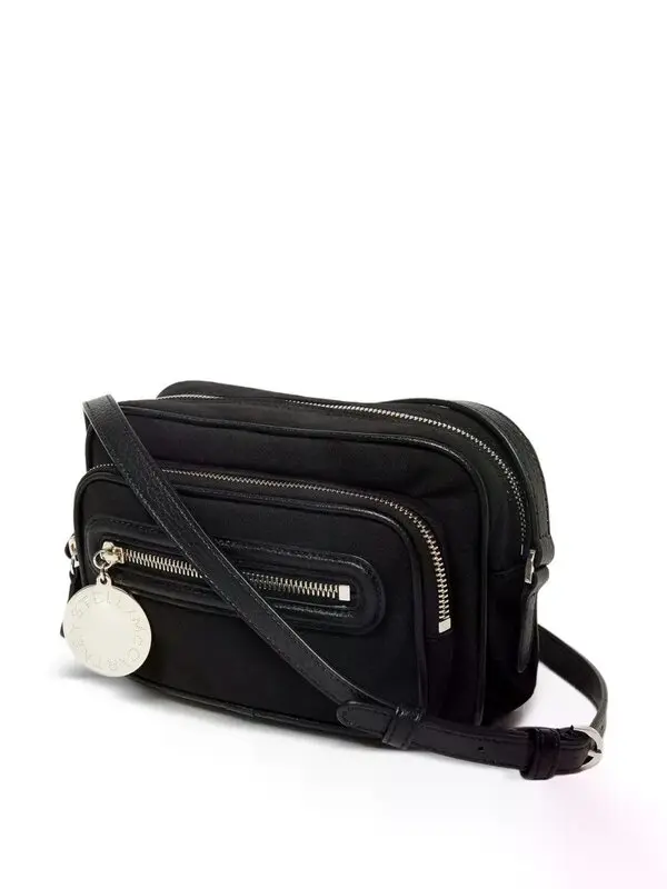 Stella McCartney Logo Plaque Camera Bag - Black