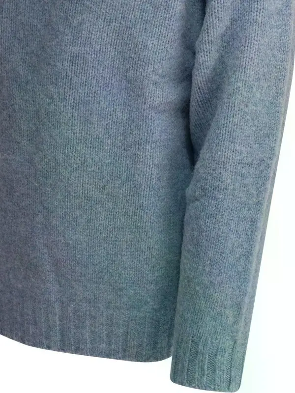 BEAMS Crew-neck Sweater - Blue