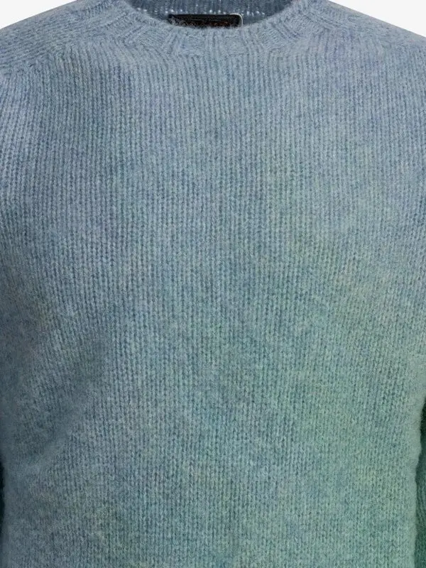 BEAMS Crew-neck Sweater - Blue