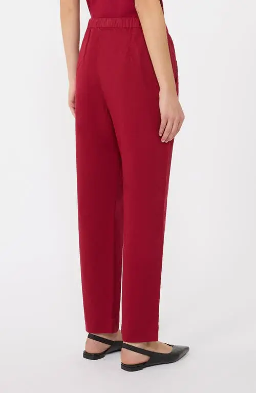 MM BY MAX MARA Drawstring Stretch Cotton Pants