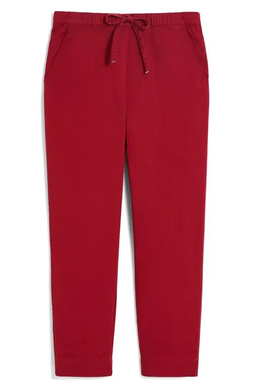 MM BY MAX MARA Drawstring Stretch Cotton Pants
