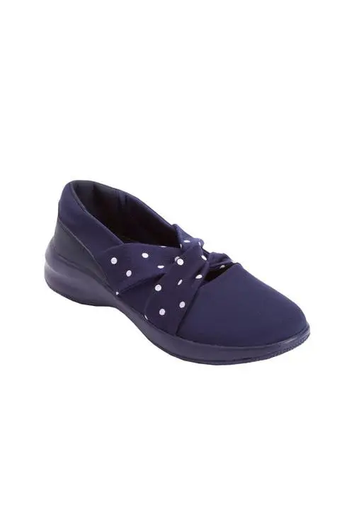 COMFORTVIEW Greta Sneaker - Navy Dot