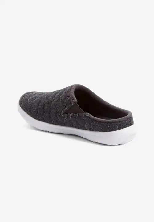 COMFORTVIEW Collins Quilted Slip-on Sneakers - Grey