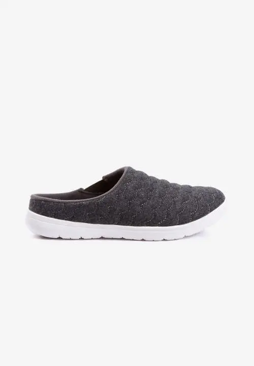 COMFORTVIEW Collins Quilted Slip-on Sneakers - Grey
