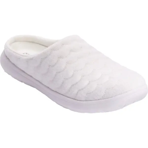 COMFORTVIEW Collins Quilted Slip-on Sneakers - White