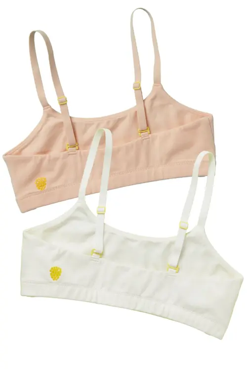 YELLOWBERRY Pipit Pima Cotton Bra 2pk - Earth