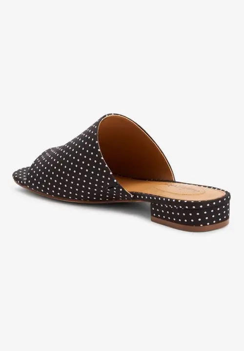 COMFORTVIEW The Sola Mule - Black Dot