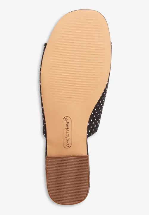 COMFORTVIEW The Sola Mule - Black Dot