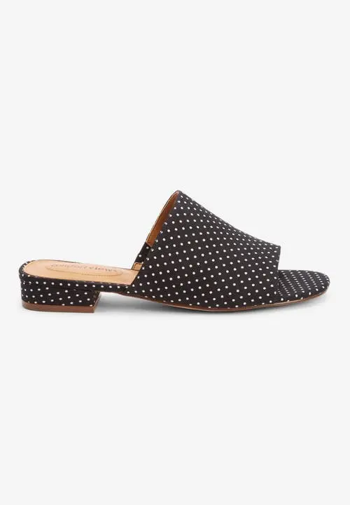 COMFORTVIEW The Sola Mule - Black Dot