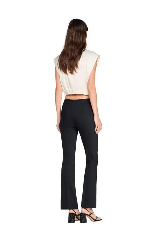 Sandro Pleated Fitted Trousers