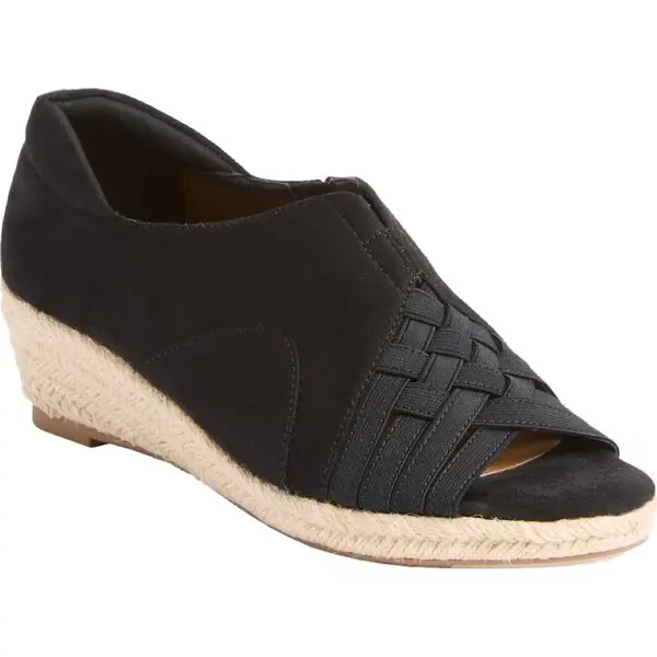 COMFORTVIEW The Beckett Espadrille - Black