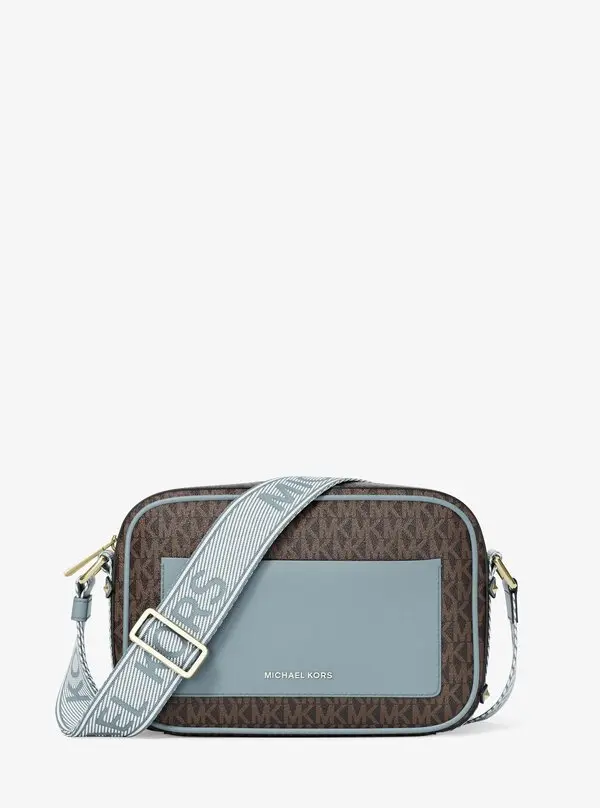 Michael Kors Signature Logo Crossbody Bag - Blue