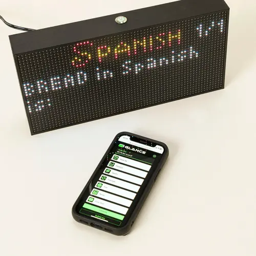 UNCOMMON GOODS Personalized Home Led Ticker Glance Led