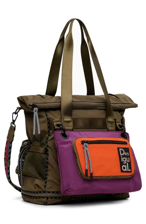 Desigual Canvas Backpack - Khaki