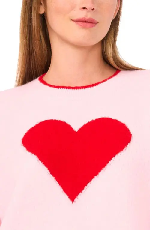 CECE DUPRAZ Heart Graphic Crewneck Sweater
