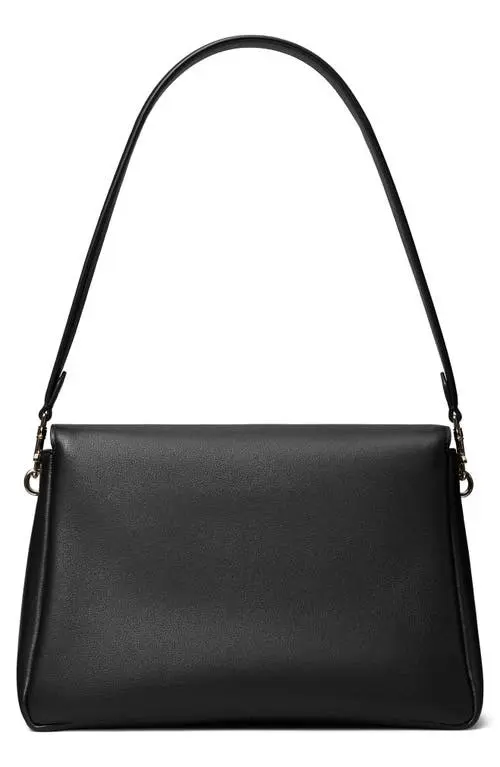 Tory Burch Leather Shoulder Bag - Black