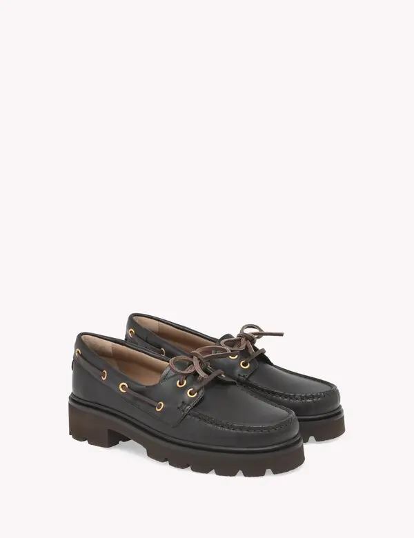 GIANVITO ROSSI Olonne Loafer - Brown - Calf