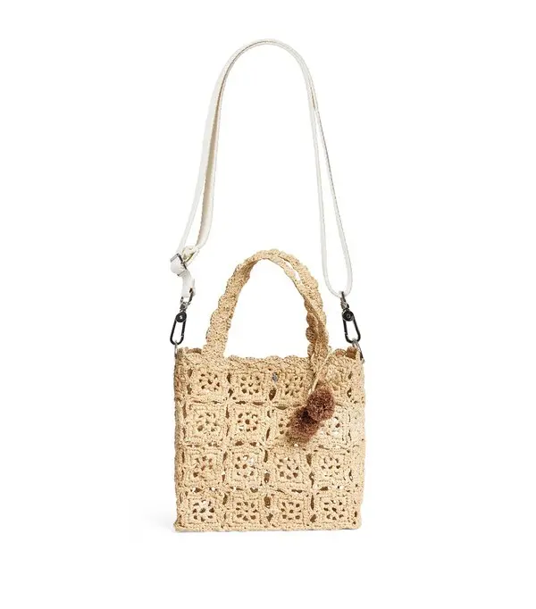 Bonpoint Raffia Top-handle Bag