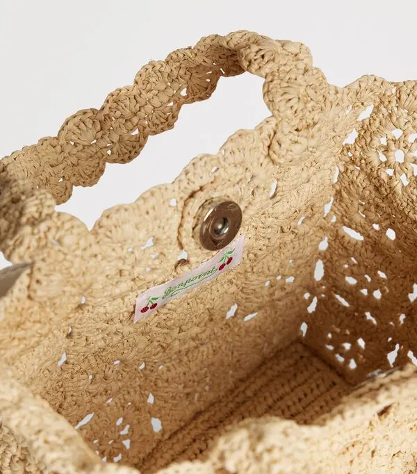 Bonpoint Raffia Top-handle Bag
