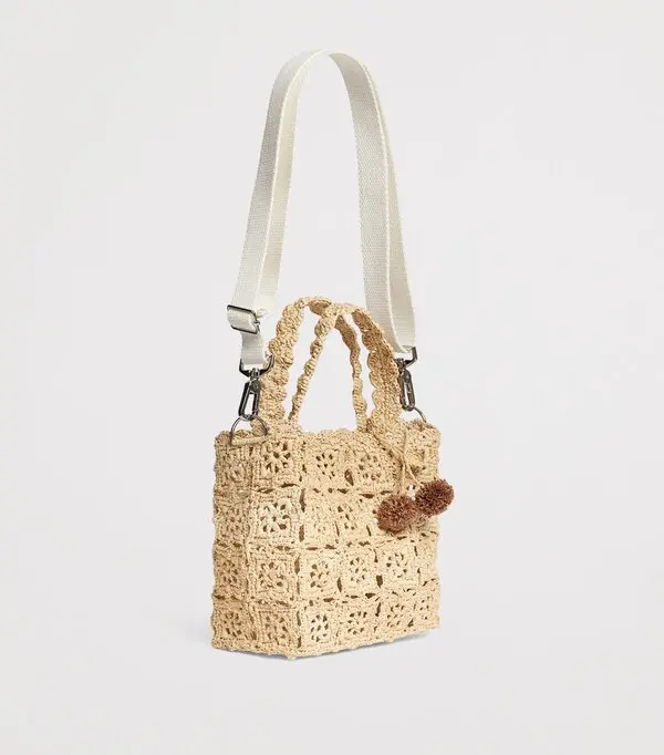 Bonpoint Raffia Top-handle Bag