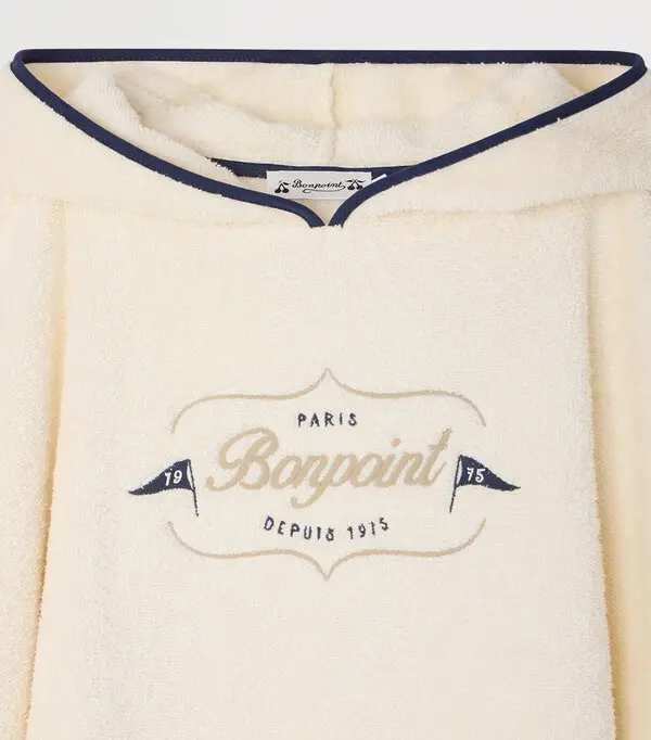 Bonpoint Cotton Logo Towel Poncho