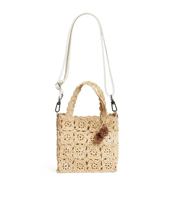 Bonpoint Raffia Top-handle Bag