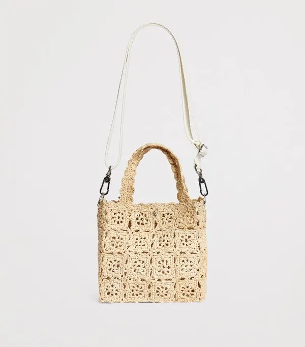 Bonpoint Raffia Top-handle Bag