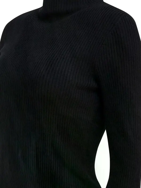 R2W Lesley Roll-neck Split-back Sweater