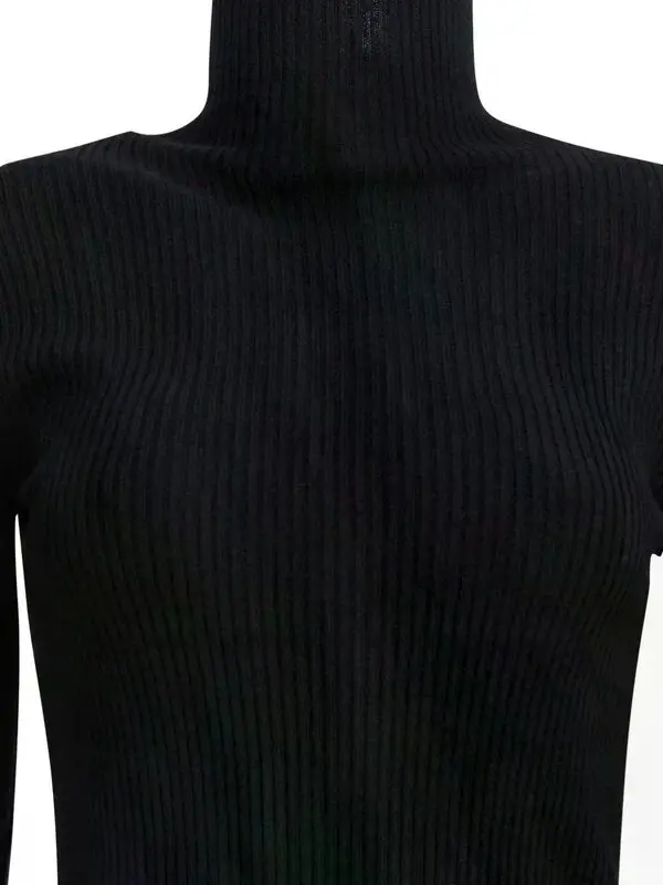 R2W Lesley Roll-neck Split-back Sweater