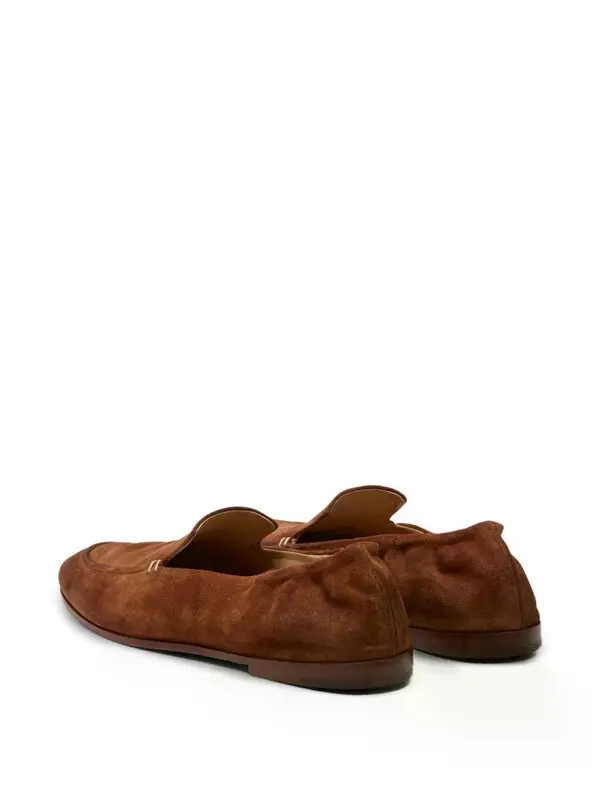 Marsèll Suede Gathered Loafers