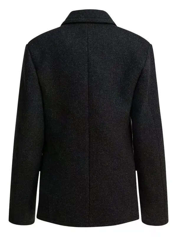 Auralee Single-breasted Wool Coat