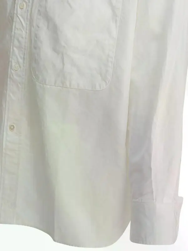 BEAMS Lisa Button-up Chest-pocket Shirt - White