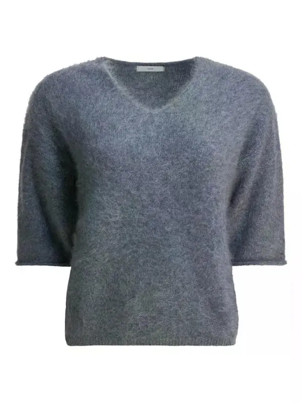 R2W V-neck Cashmere T-shirt