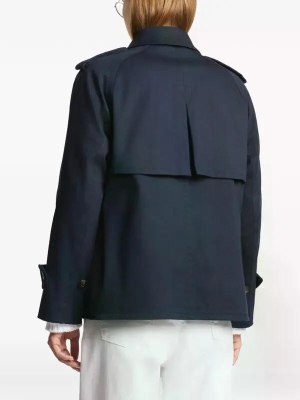 FAY Buttoned Trench Jacket