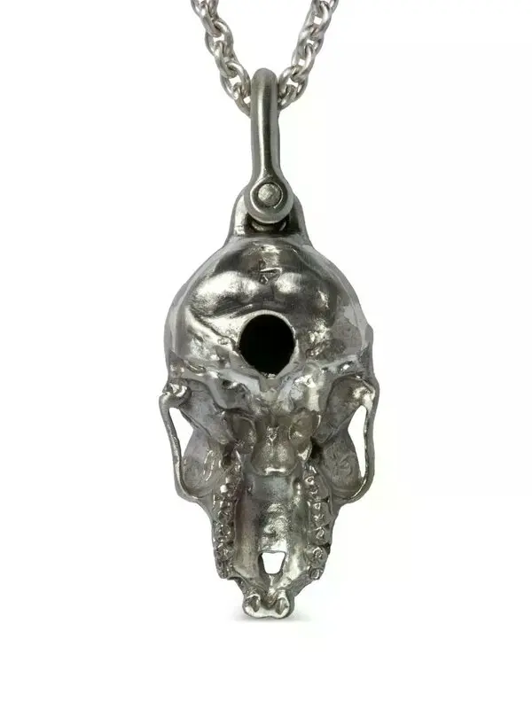 PARTS OF FOUR Monkey Skull Pendant Necklace