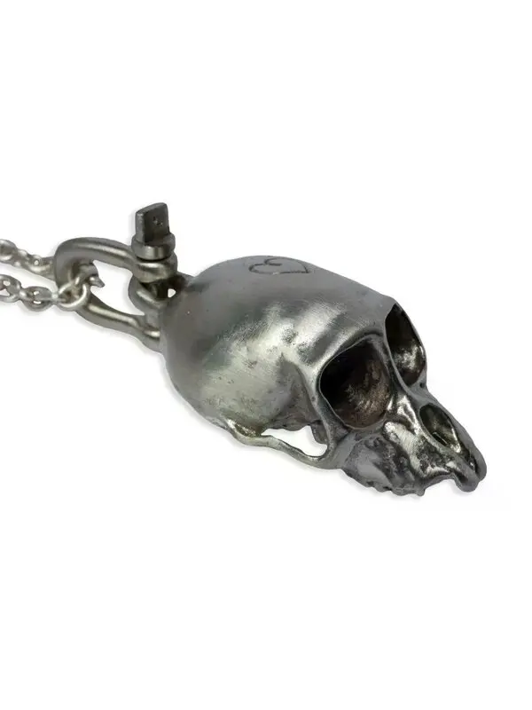PARTS OF FOUR Monkey Skull Pendant Necklace