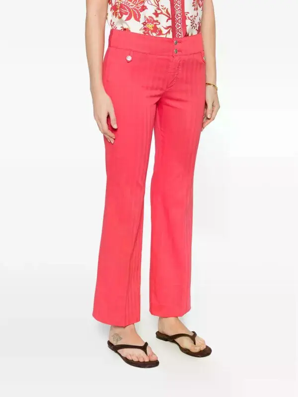 Etro Straight Trousers With Front Pockets