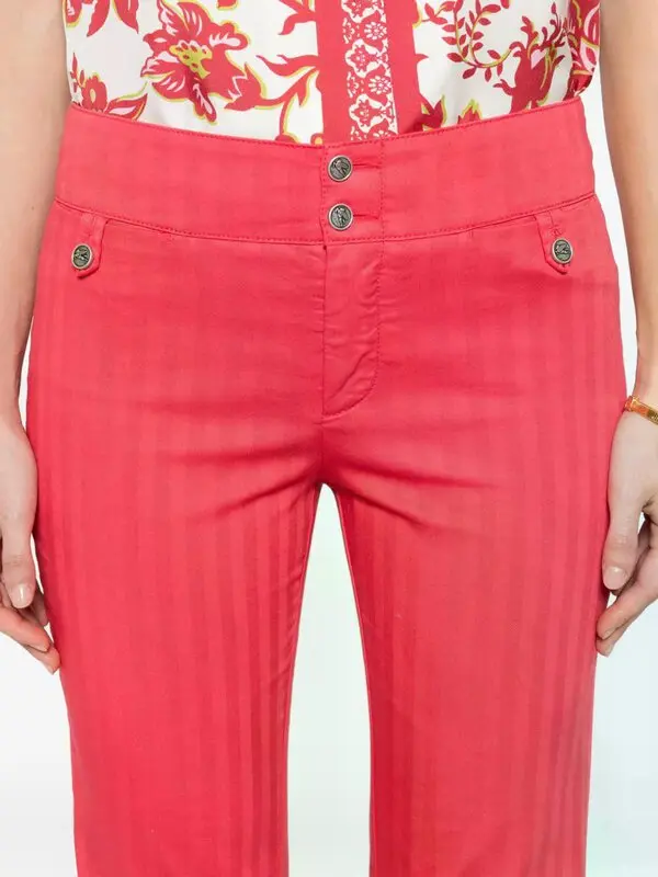 Etro Straight Trousers With Front Pockets